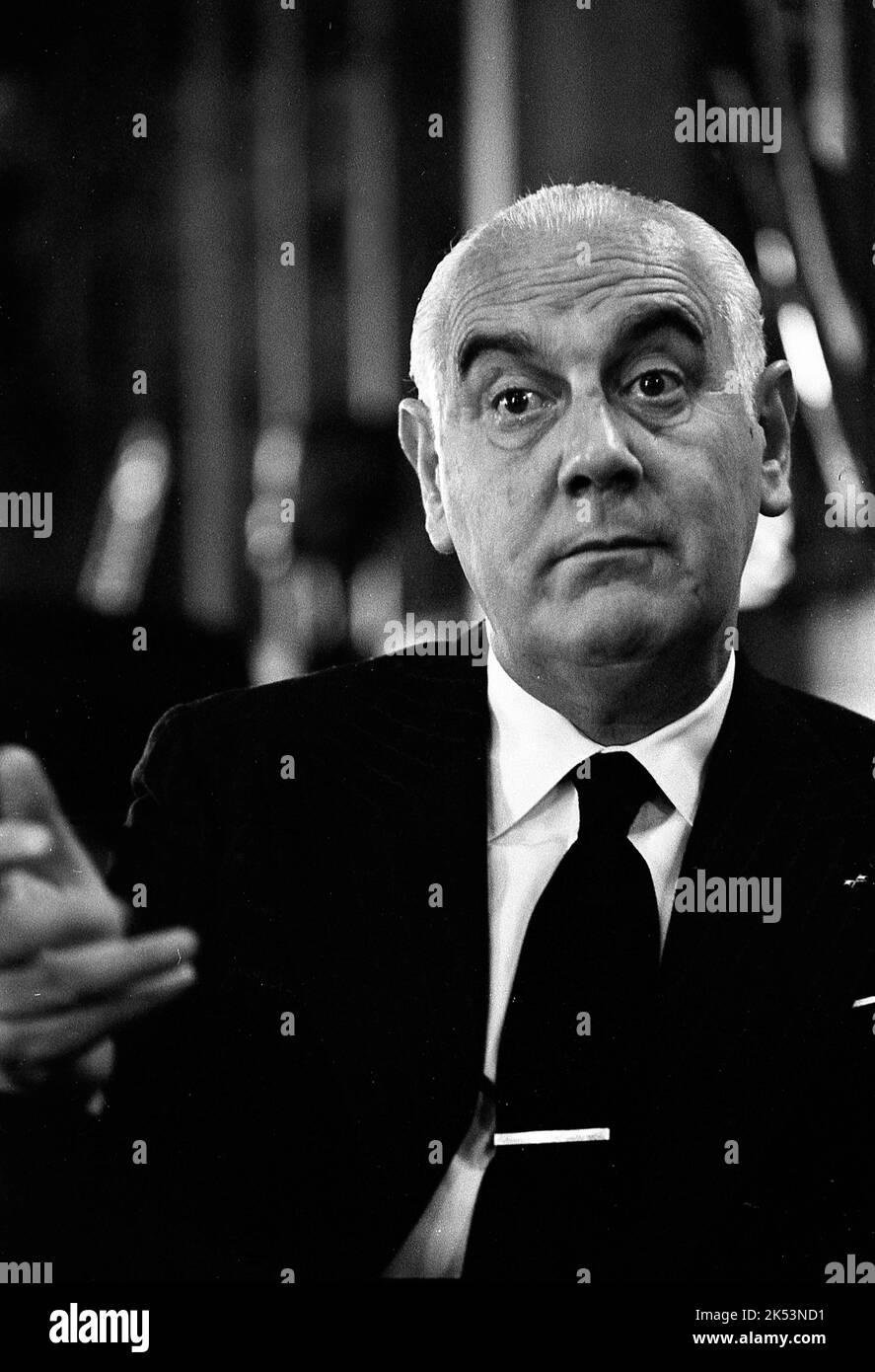 Alejandro Agustin Lanusse, Argentine defacto president, at his ...