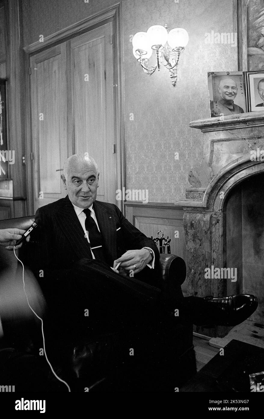 Alejandro Agustin Lanusse, Argentine defacto president, at his ...