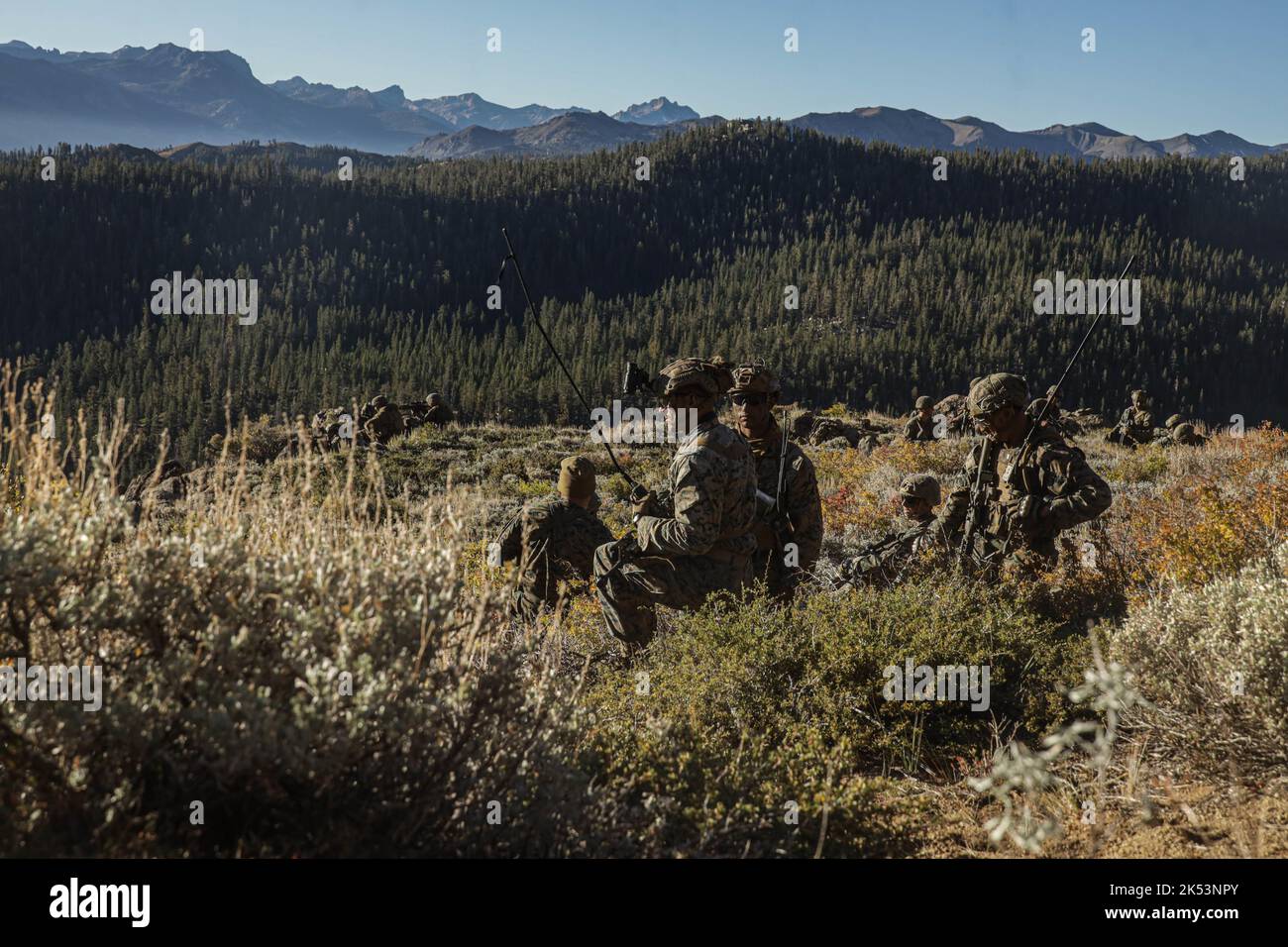 U.S. Marines with Echo Company, 2nd Battalion, 1st Marine Regiment, 1st ...