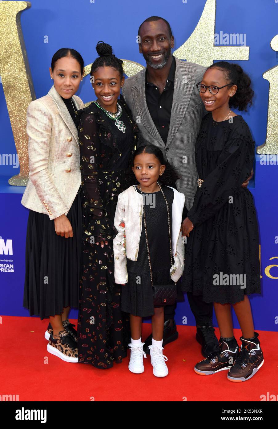 October 5th, 2022. London, UK. Jimmy Floyd Hasselbaink and family ...