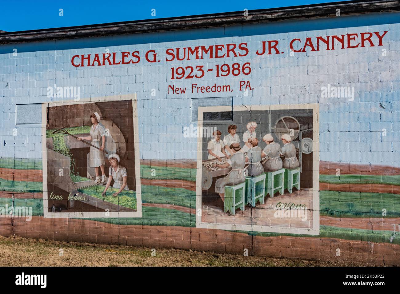 The Historic Charles G Summers Cannery, New Freedom, Pennsylvania USA ...