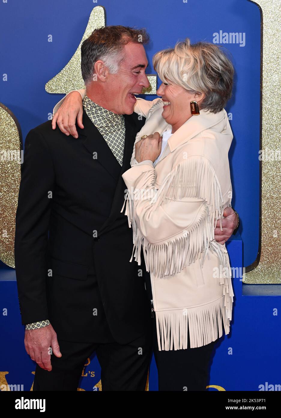 October 5th, 2022. London, UK. Greg Wise and Emma Thompson arriving at ...