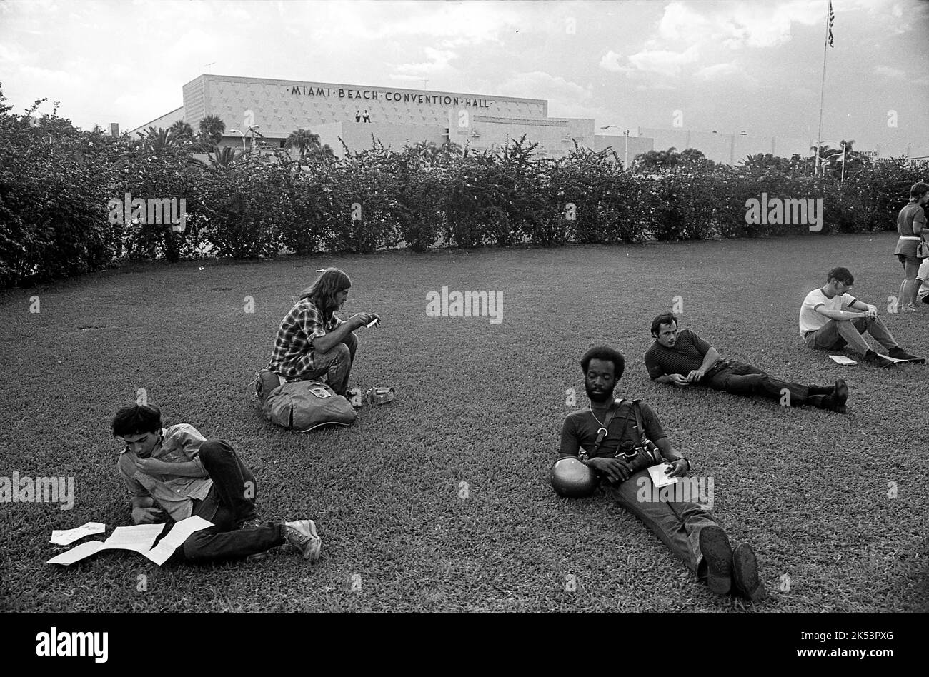1972 Democratic Convention, Miami, U.S.A Stock Photo - Alamy