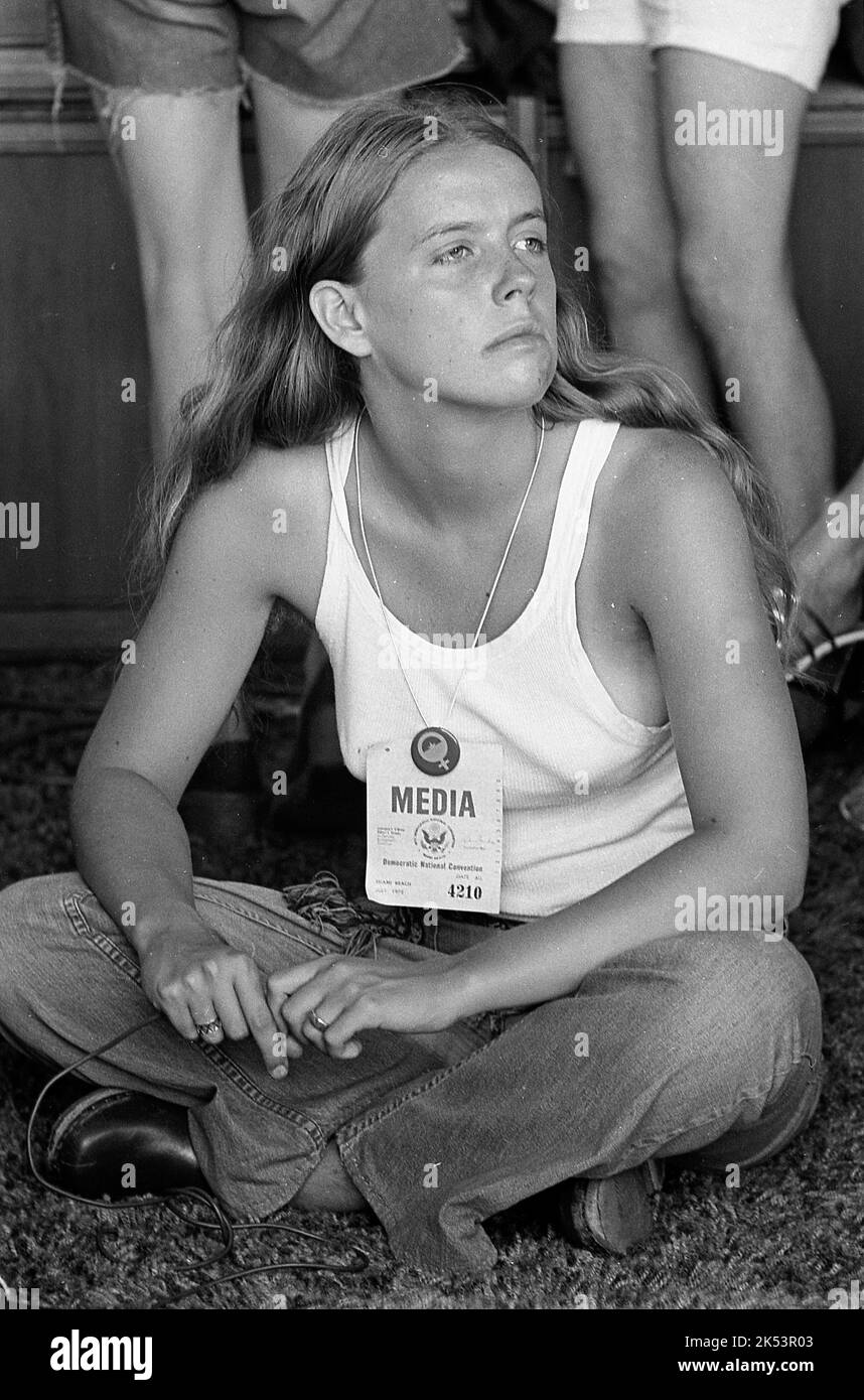 1972 Democratic Convention, Miami, U.S.A Stock Photo - Alamy