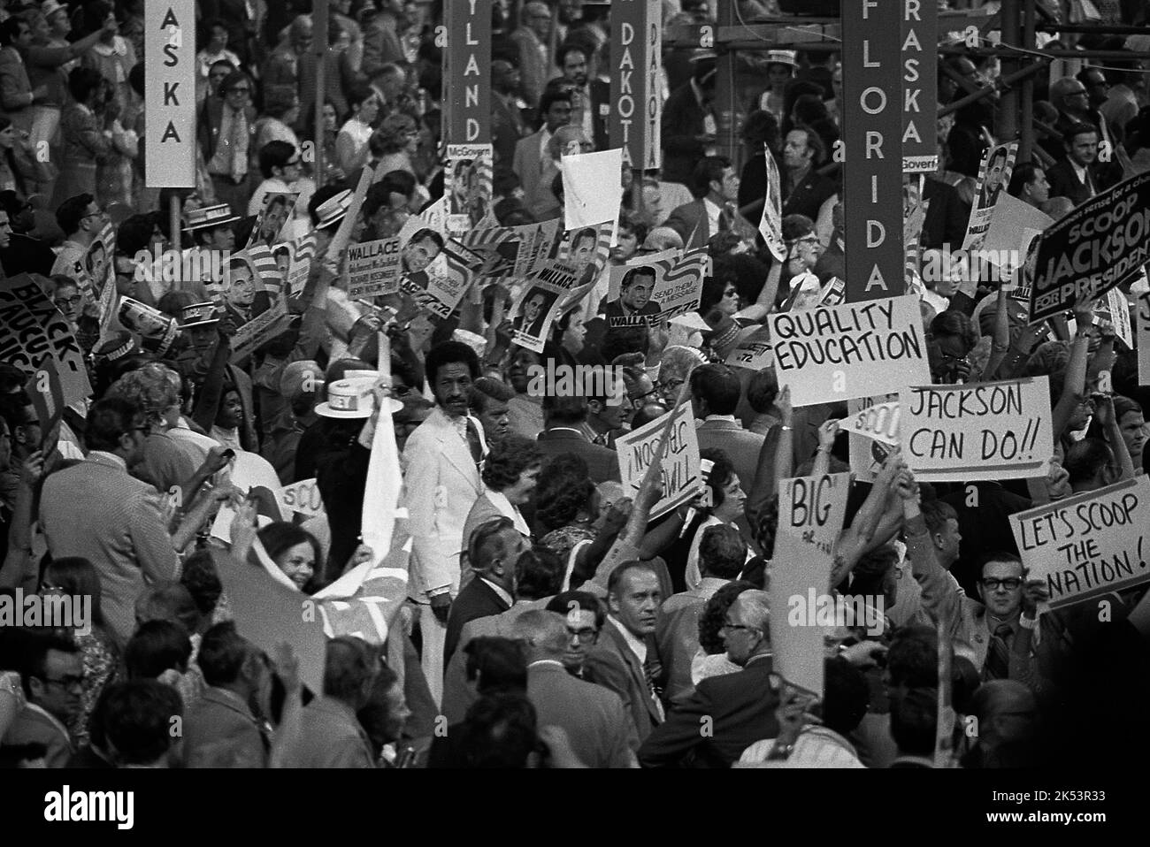 1972 Democratic Convention, Miami, U.S.A Stock Photo - Alamy