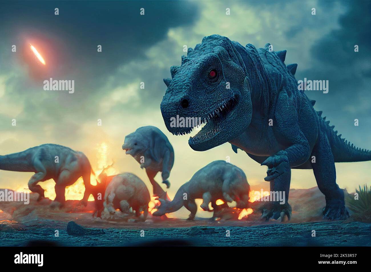 Dinosaur extinction volcano hi-res stock photography and images - Alamy