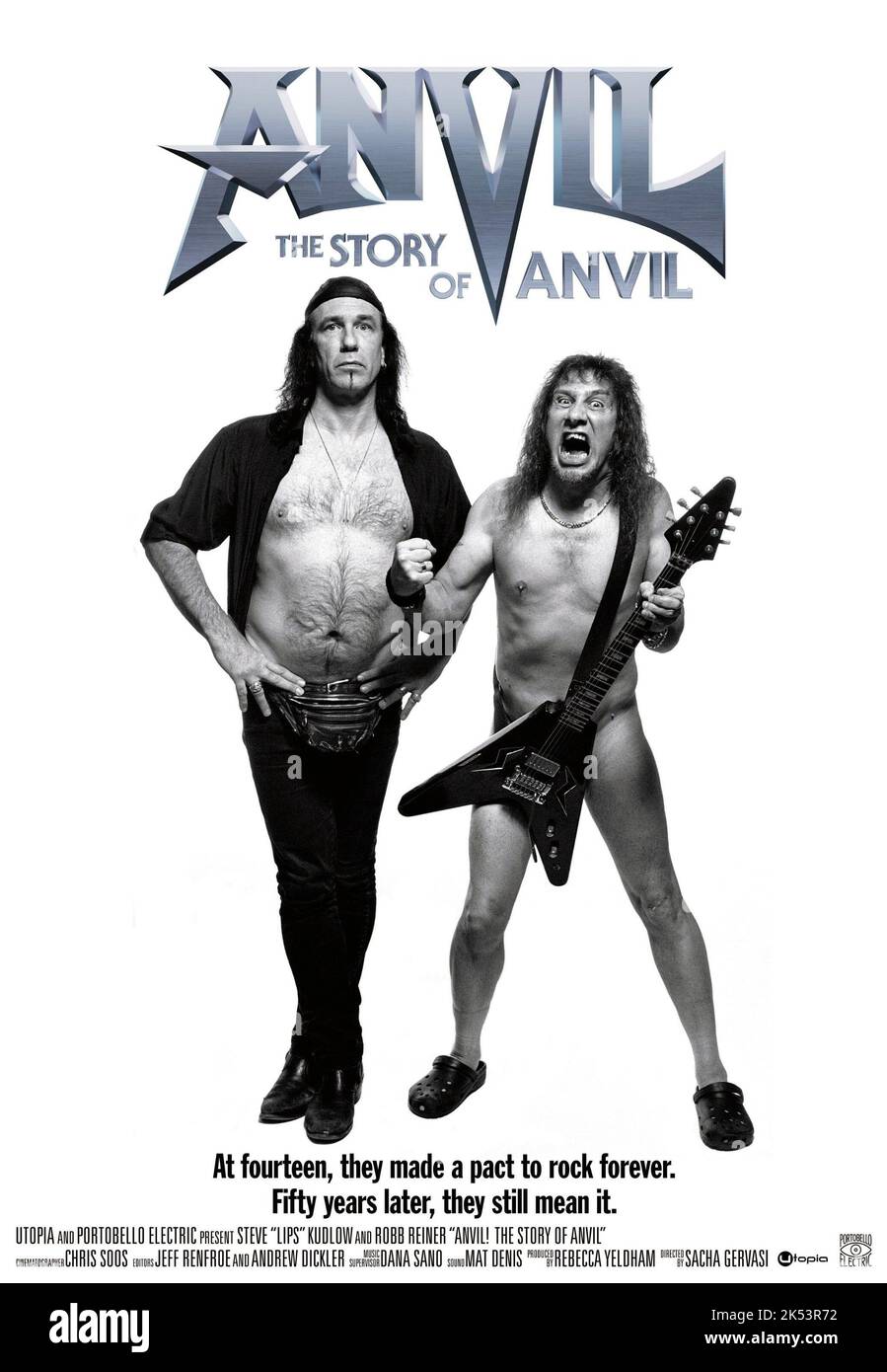 ANVIL, (aka ANVIL: THE STORY OF ANVIL), poster, from left: Robb Reiner ...