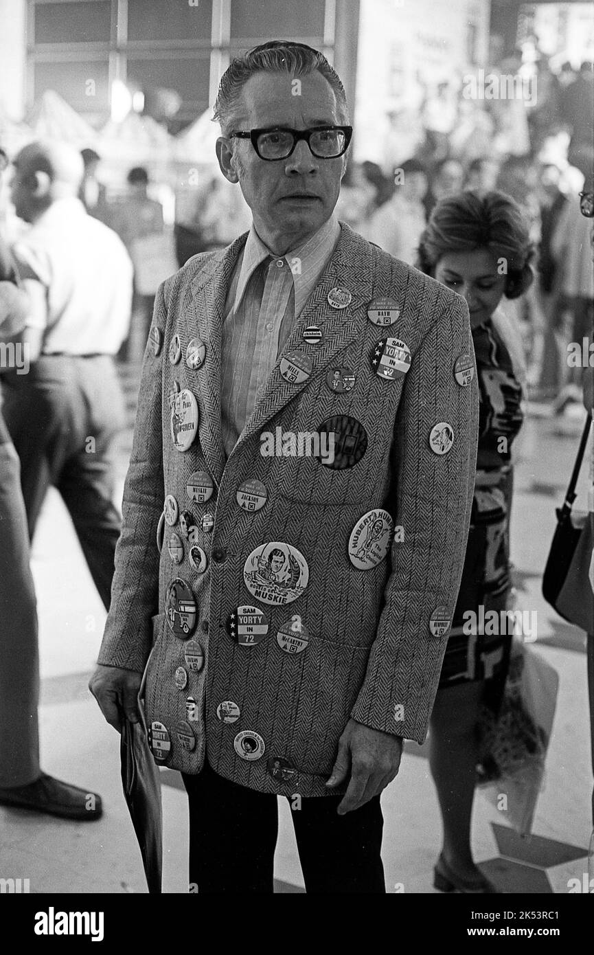1972 Democratic Convention, Miami, U.S.A Stock Photo - Alamy