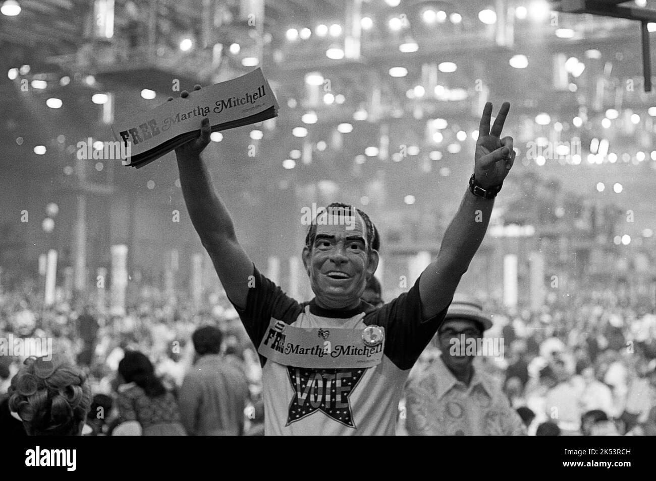1972 Democratic Convention, Miami, U.S.A Stock Photo - Alamy
