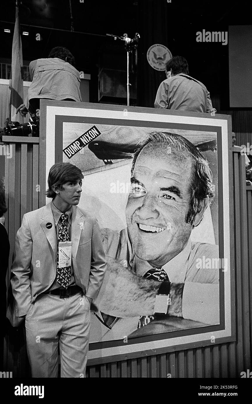 1972 Democratic Convention, Miami, U.S.A Stock Photo - Alamy