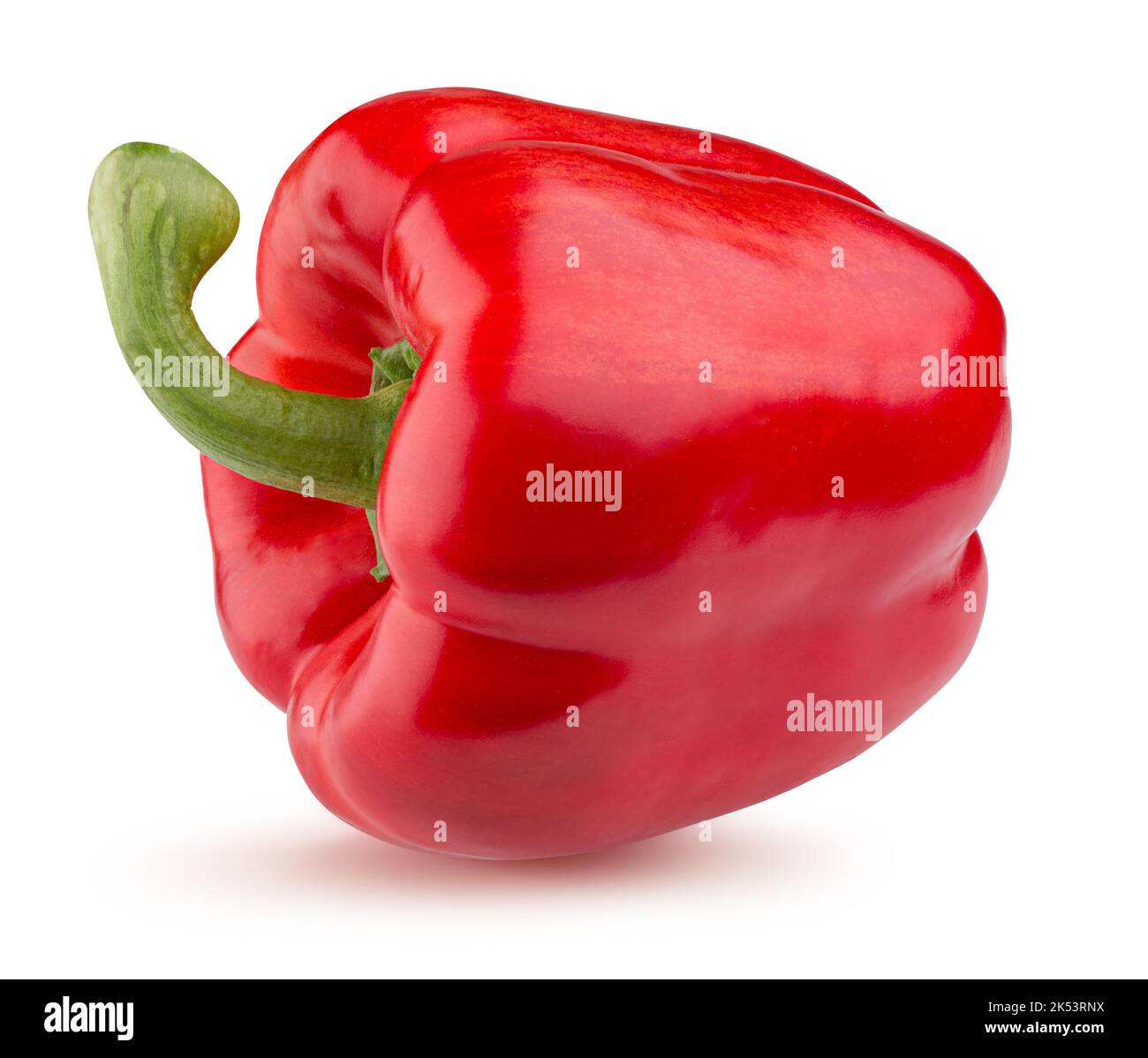 red pepper isolated on a white background with clipping path Stock ...