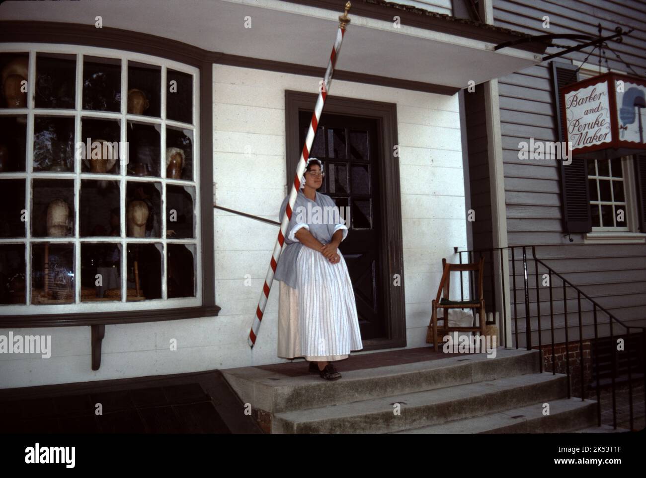 Williamsburg, VA. U.S.A. 3/1993. Colonial Williamsburg docents and ...