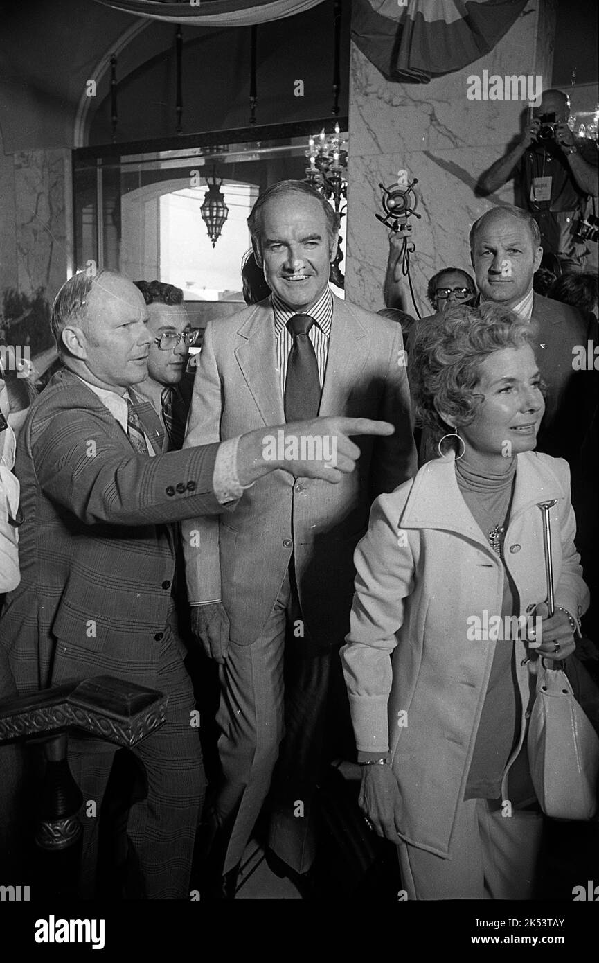 George McGovern, American Democrat candidate to the presidency of the ...