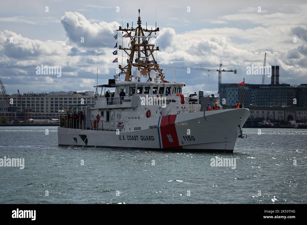 The Coast Guard Cutter William Chadwick (WPC-1150) transits through the ...