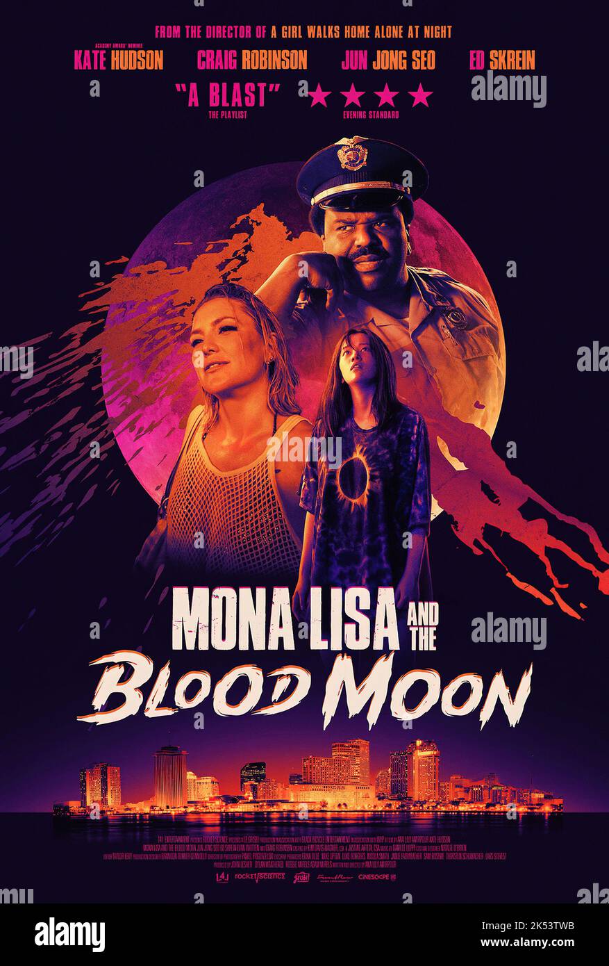 MONA LISA AND THE BLOOD MOON, poster, from top: Craig Robinson, Kate ...