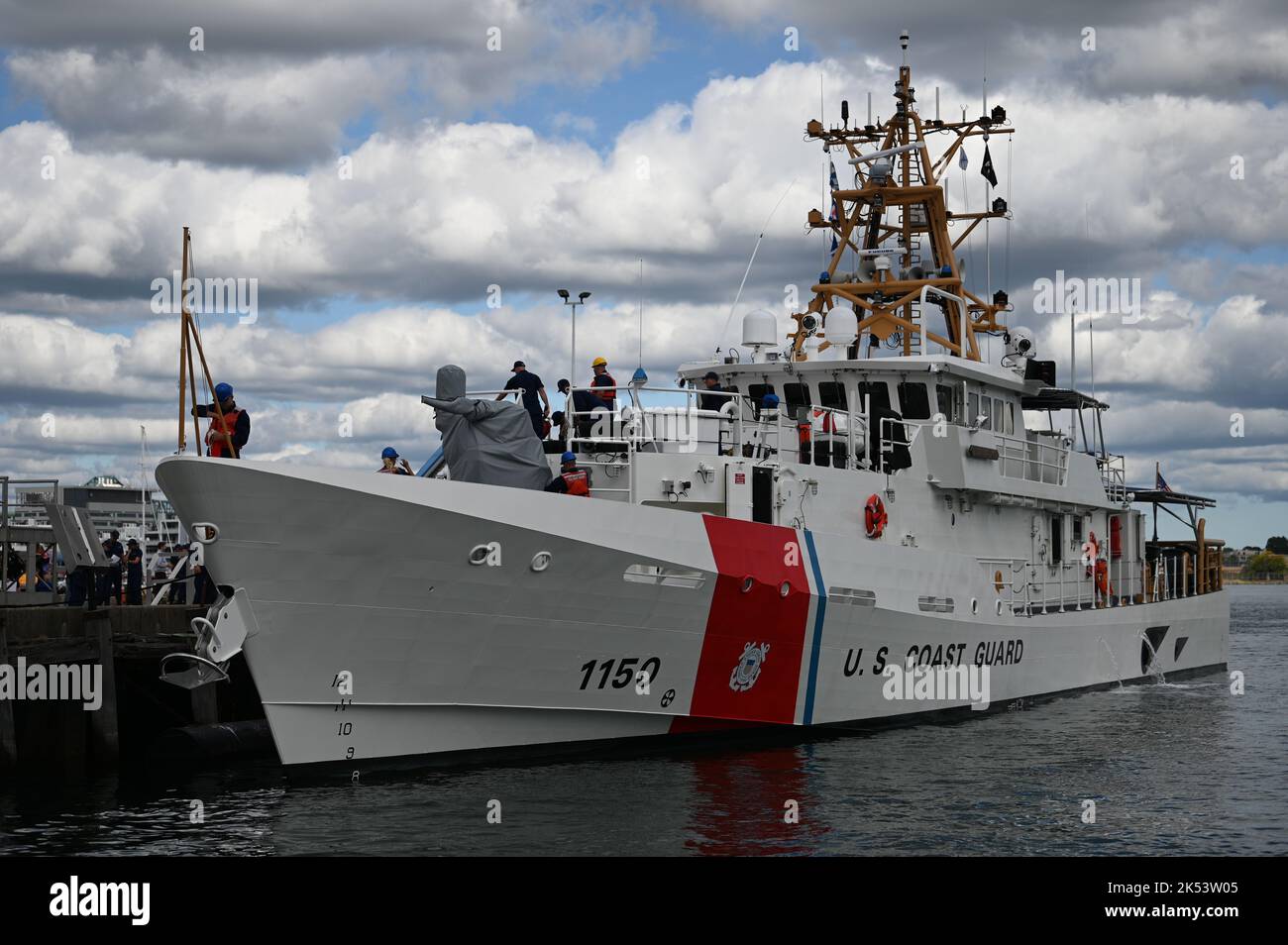 The Coast Guard Cutter William Chadwick (WPC-1150) moored at its new ...
