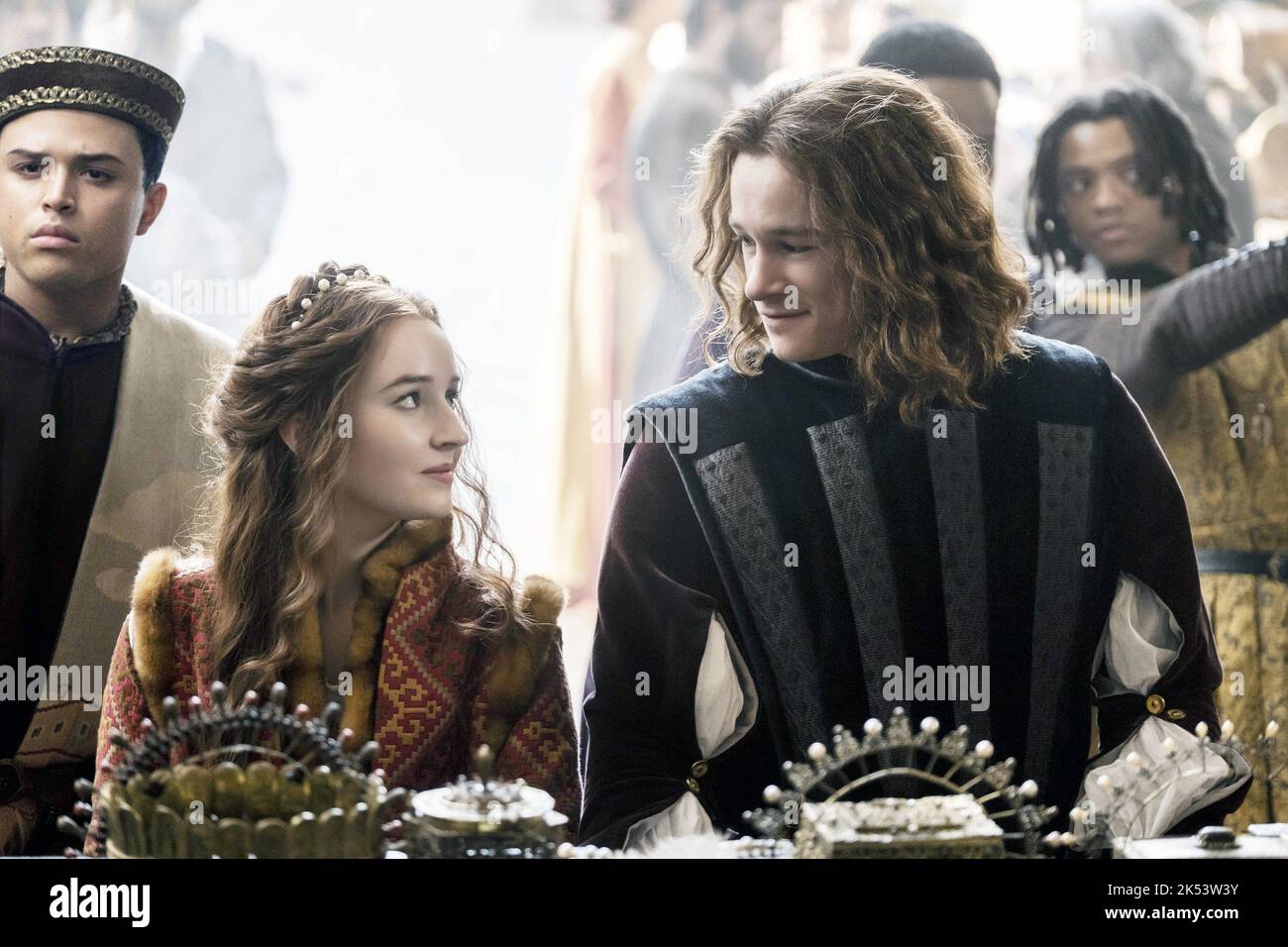 ROSALINE, from left: Spencer Stevenson, Kaitlyn Dever, Kyle Allen ...