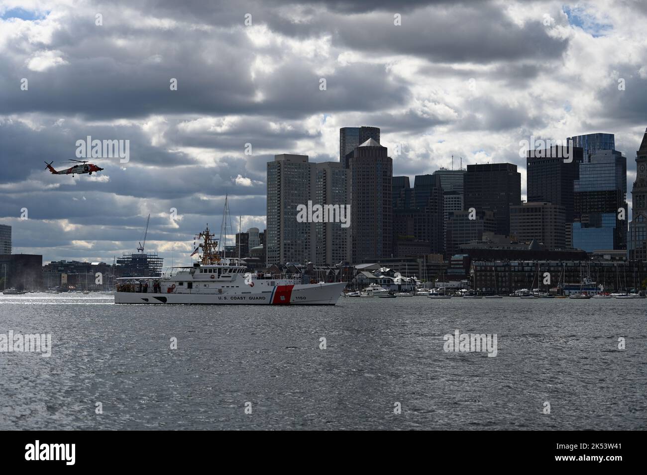The Coast Guard Cutter William Chadwick (WPC-1150) transits through the ...