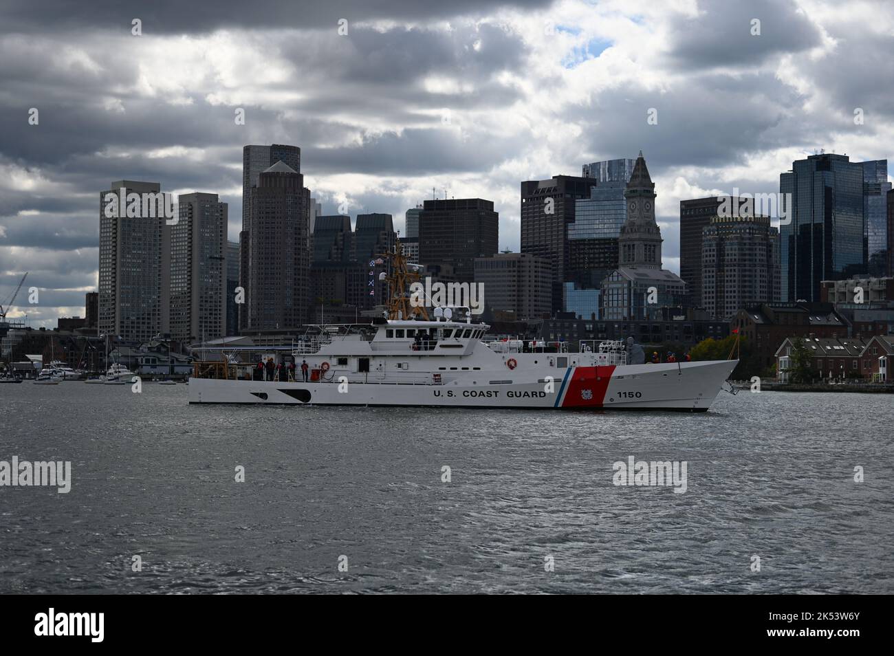 The Coast Guard Cutter William Chadwick (WPC-1150) transits through the ...