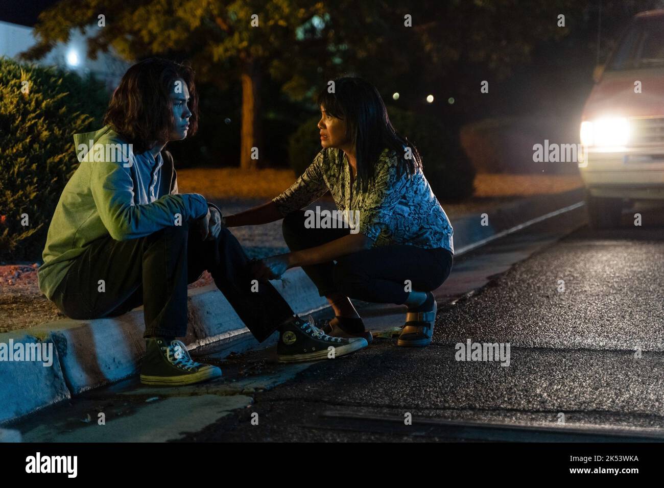 THE CLEANING LADY, from left: Sean Lew, Martha Millan, Lolo and Lola ...