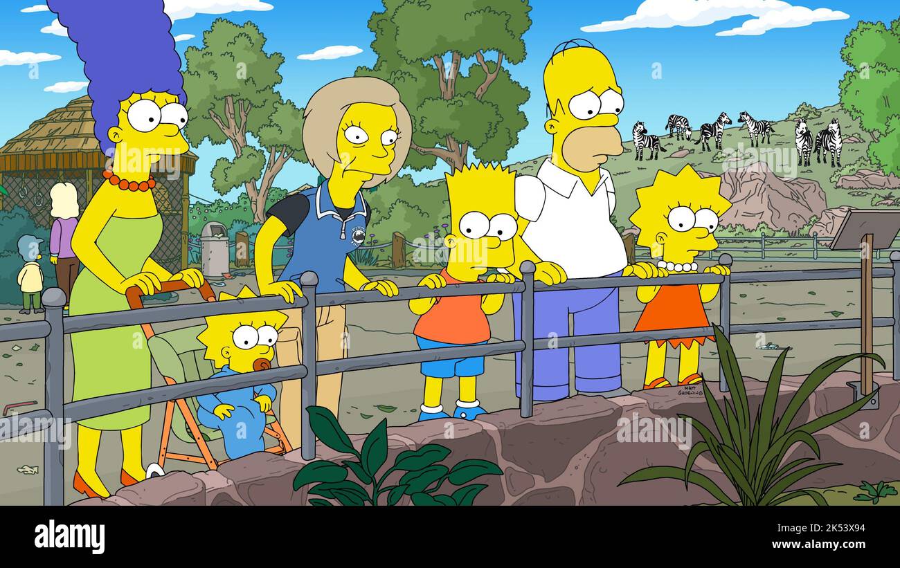 THE SIMPSONS, from left: Marge Simpson (voice: Julie Kavner), Maggie ...