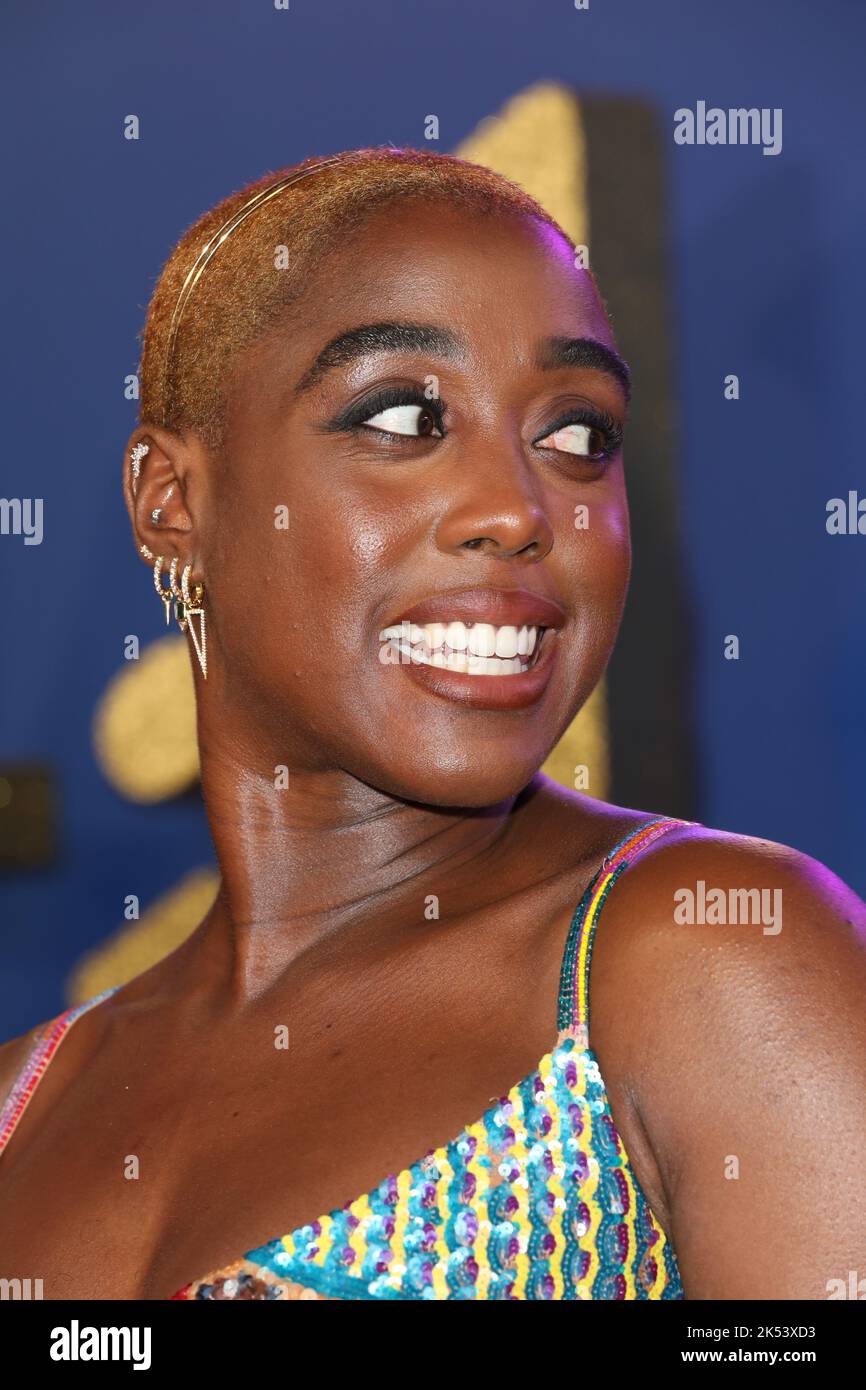 Lashana Lynch attends the World Premiere of Roald Dahl’s Matilda The ...