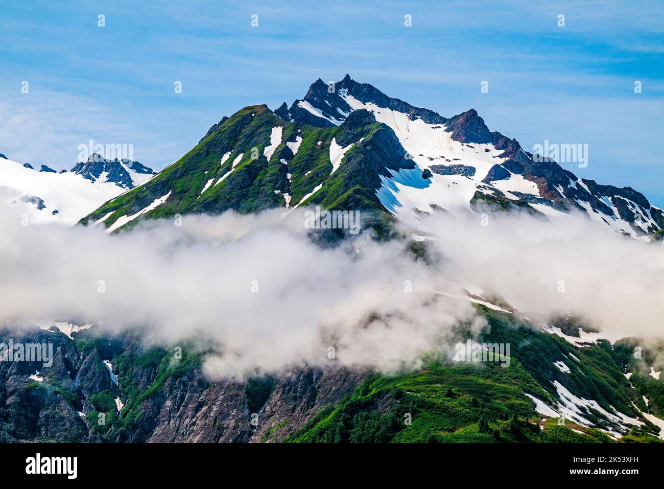 View of Chilkat Inlet & Glacier Bay National Park & Preserve from Moose ...