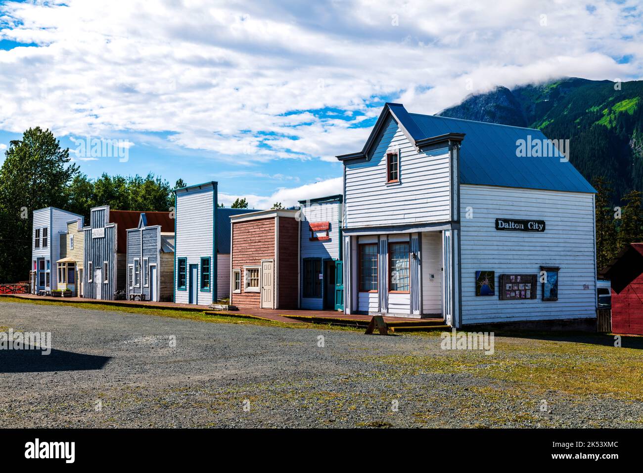 Dalton City; Haines; Alaska; USA. Walt Disney built movie set for ... Dalton City; Haines; Alaska; USA. Walt Disney built movie set for ...