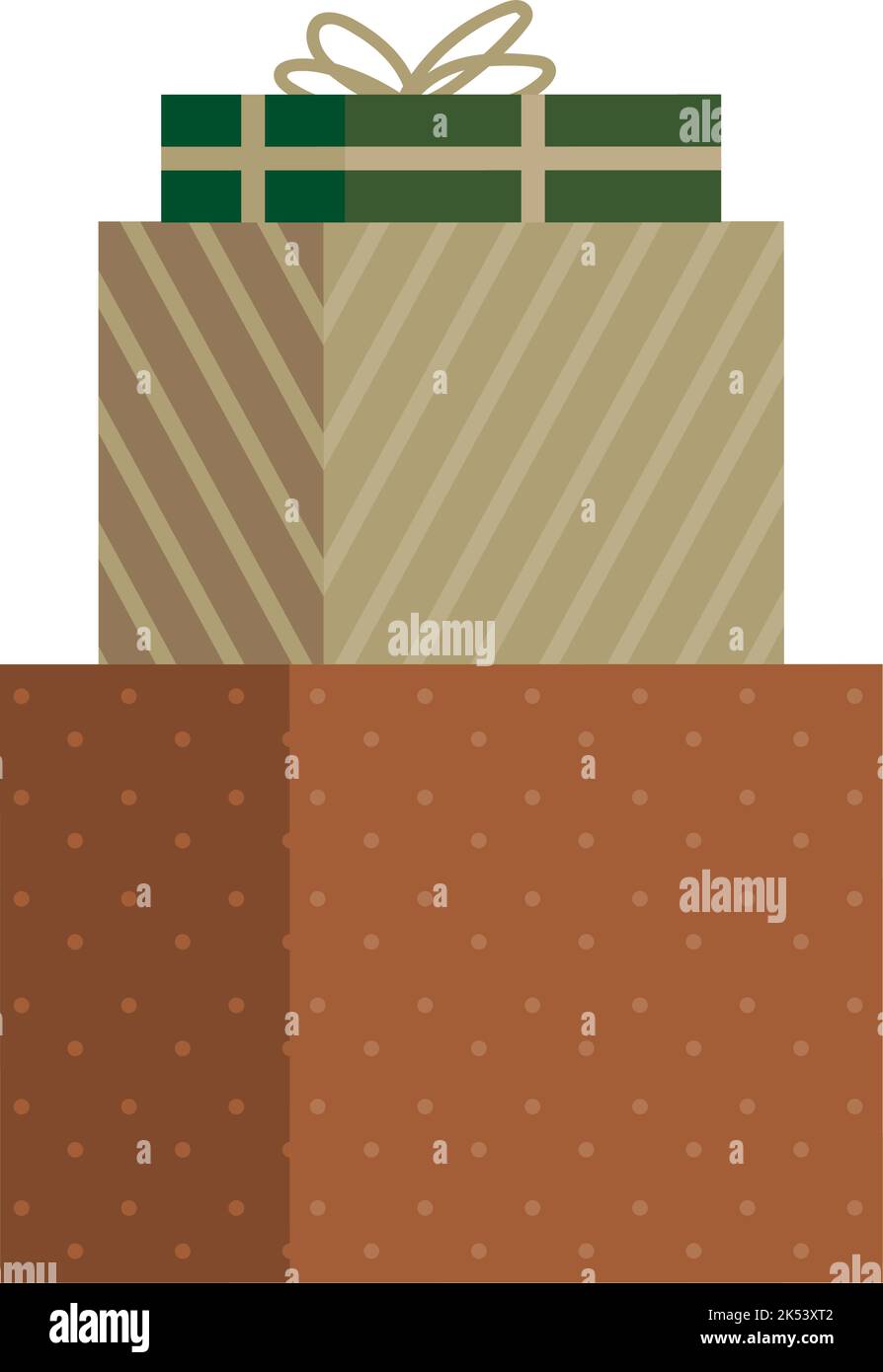 christmas gifts boxes packing icons Stock Vector Image & Art - Alamy