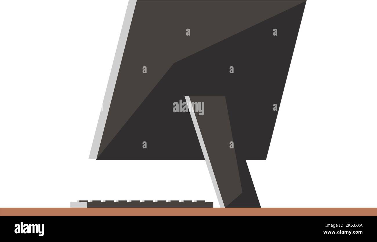 desktop computer tech device icon Stock Vector Image & Art - Alamy