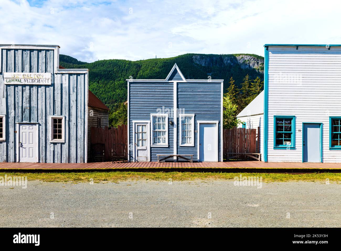 Dalton City; Haines; Alaska; USA. Walt Disney built movie set for ... Dalton City; Haines; Alaska; USA. Walt Disney built movie set for ...