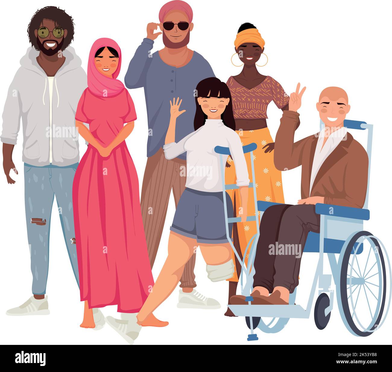 six diversity people characters group Stock Vector Image & Art - Alamy six diversity people characters group Stock Vector Image & Art - Alamy