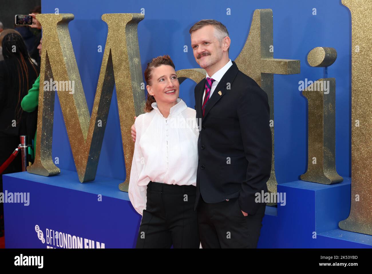 Tricia Tuttle and Ben Roberts attend the World Premiere of Roald Dahl’s ...