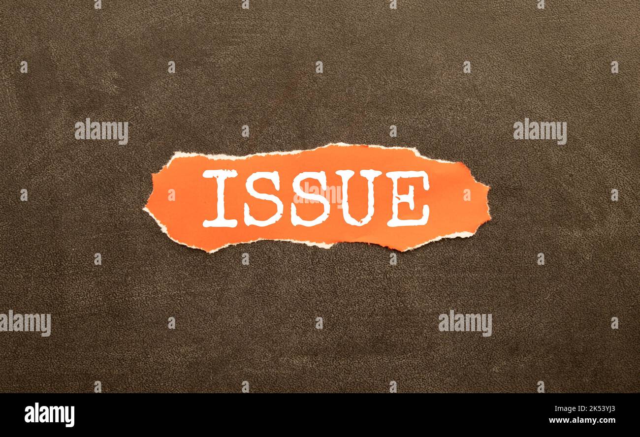 Issue word on wooden cubes. Issue concept Stock Photo - Alamy