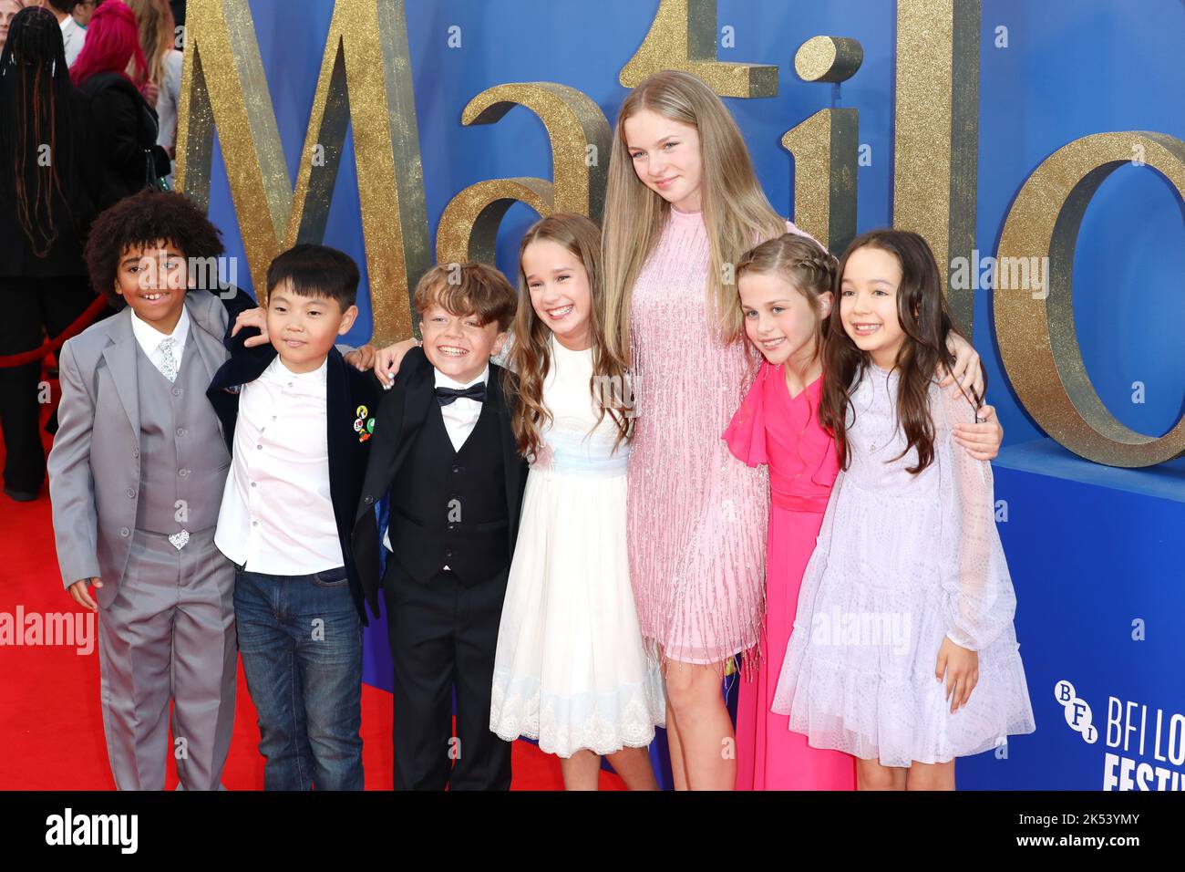 Alisha Weir attends the World Premiere of Roald Dahl’s Matilda The ...