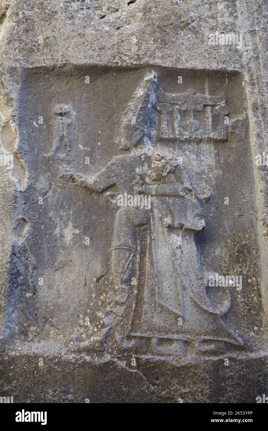 The Hittite Rock Temple of Yazilikaya Stock Photo - Alamy