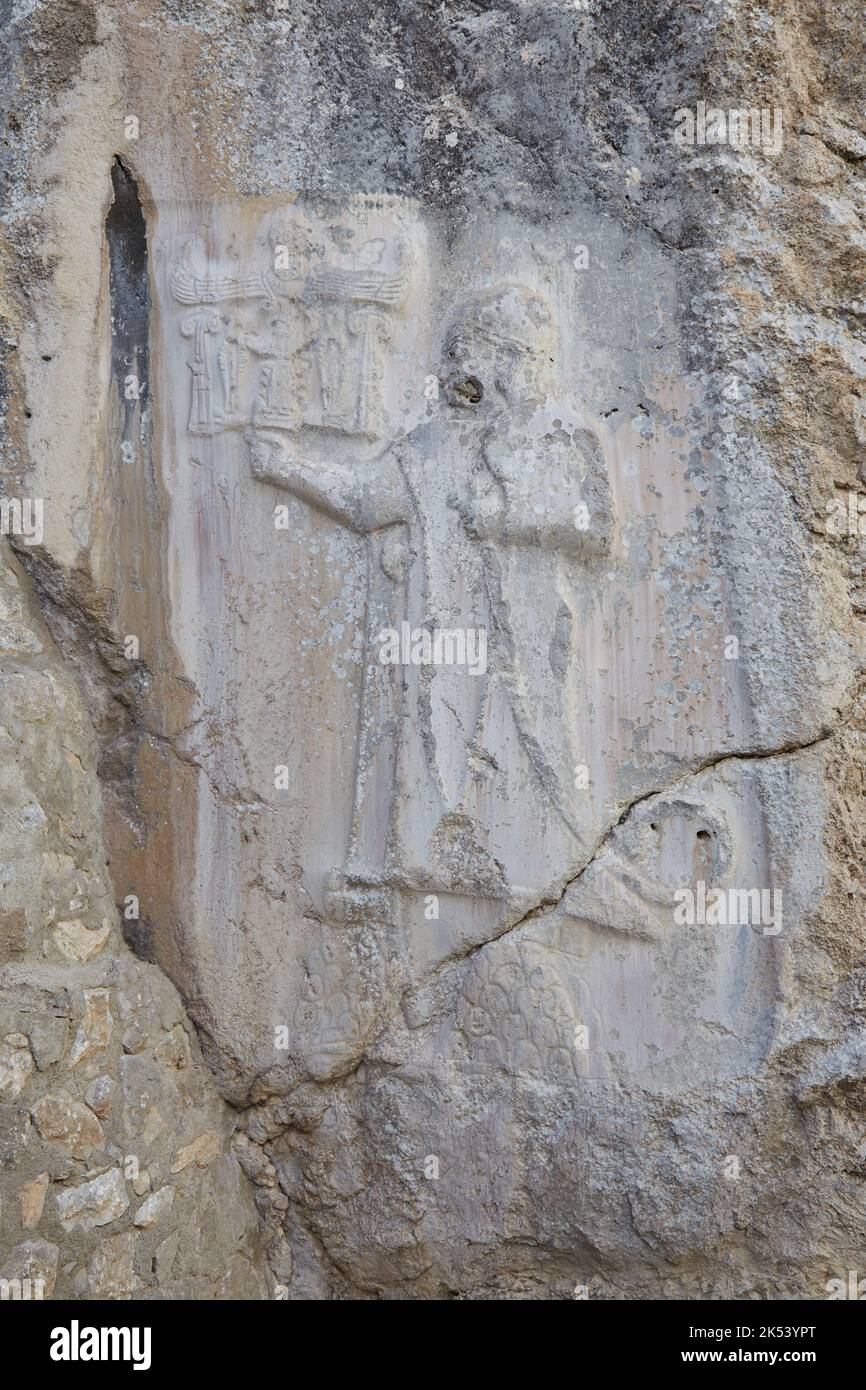 The Hittite Rock Temple of Yazilikaya Stock Photo - Alamy