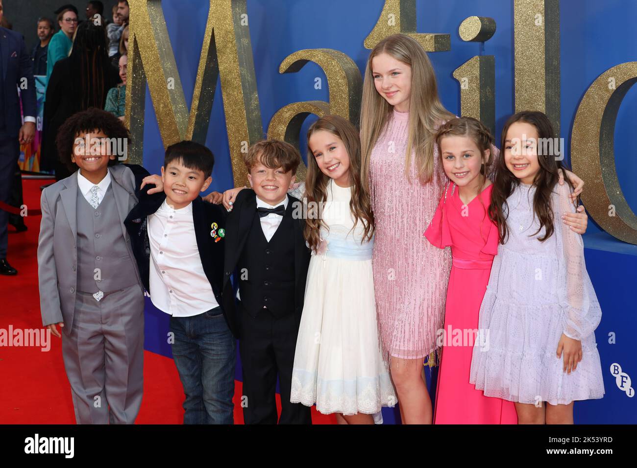 Alisha Weir attends the World Premiere of Roald Dahl’s Matilda The ...