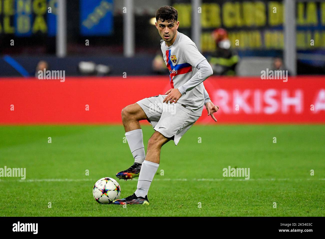 Pedro Gonzalez Lopez aka Pedri of Barcelona in action during the ...