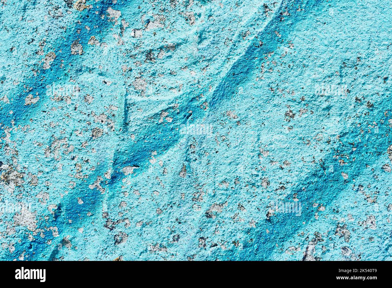 Bright blue concrete wall texture. Copy space for text, top view Stock ...