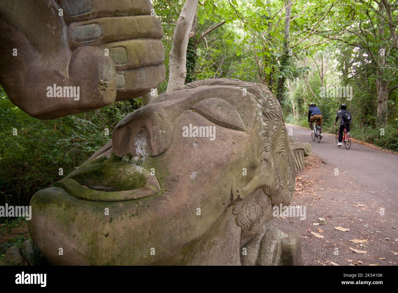 Bristol to Bath cycleway, Gaius Sentius centurion drinking fountain ...
