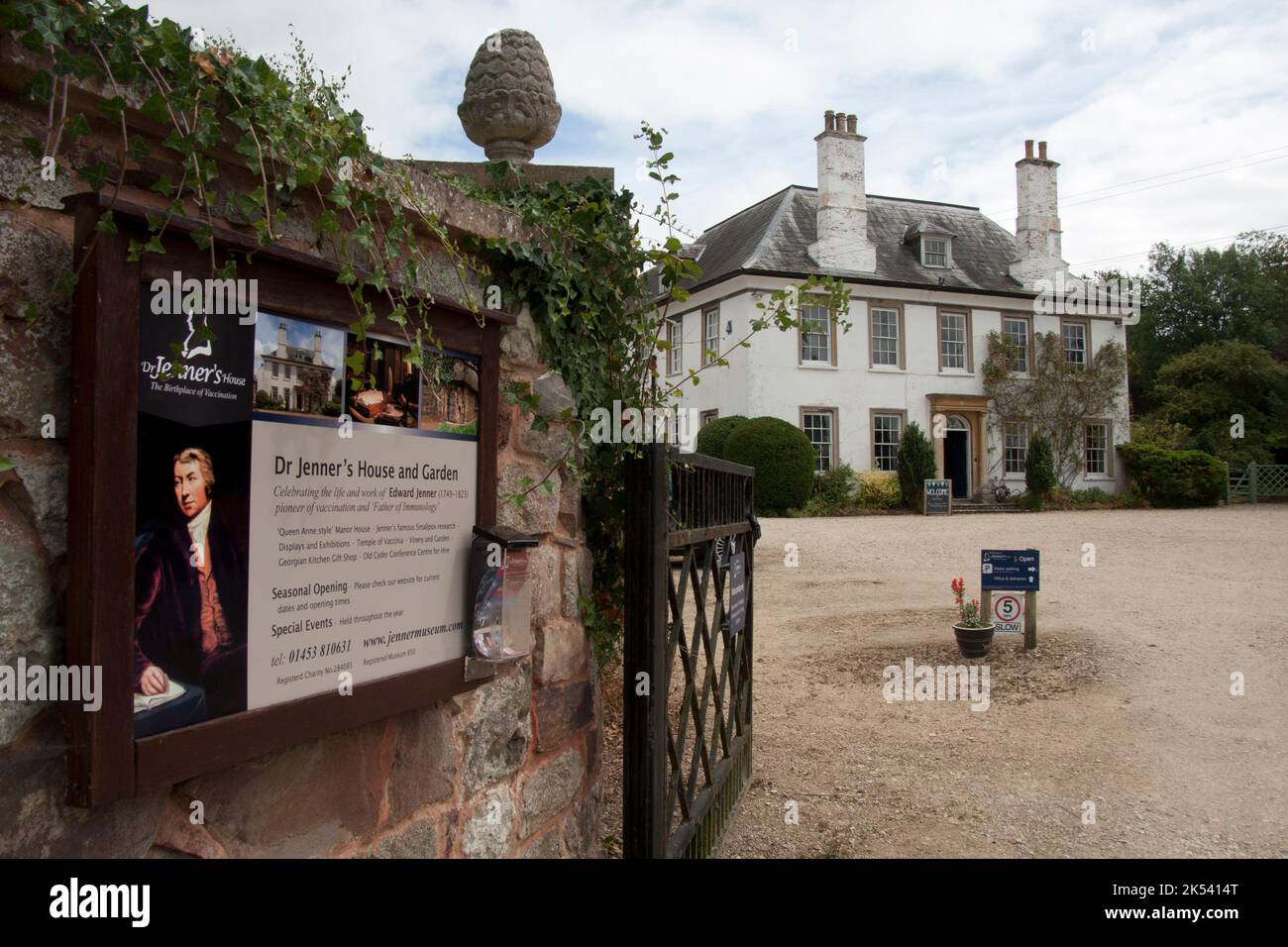 Jenner museum in the anglo saxon village of Berkeley, Gloucestershire ...