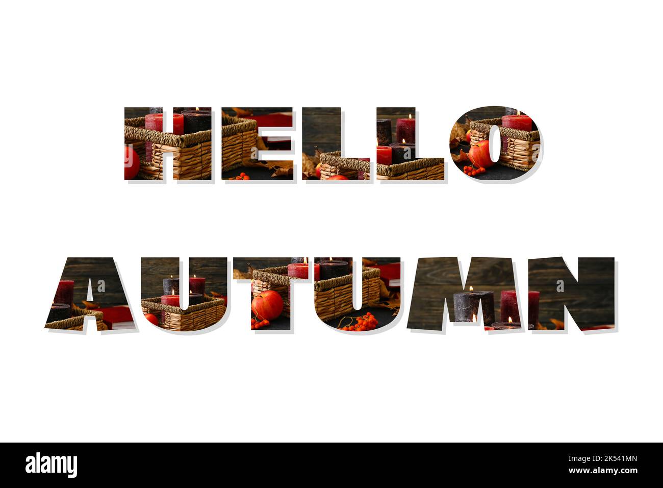 On autumn evening Cut Out Stock Images & Pictures - Alamy