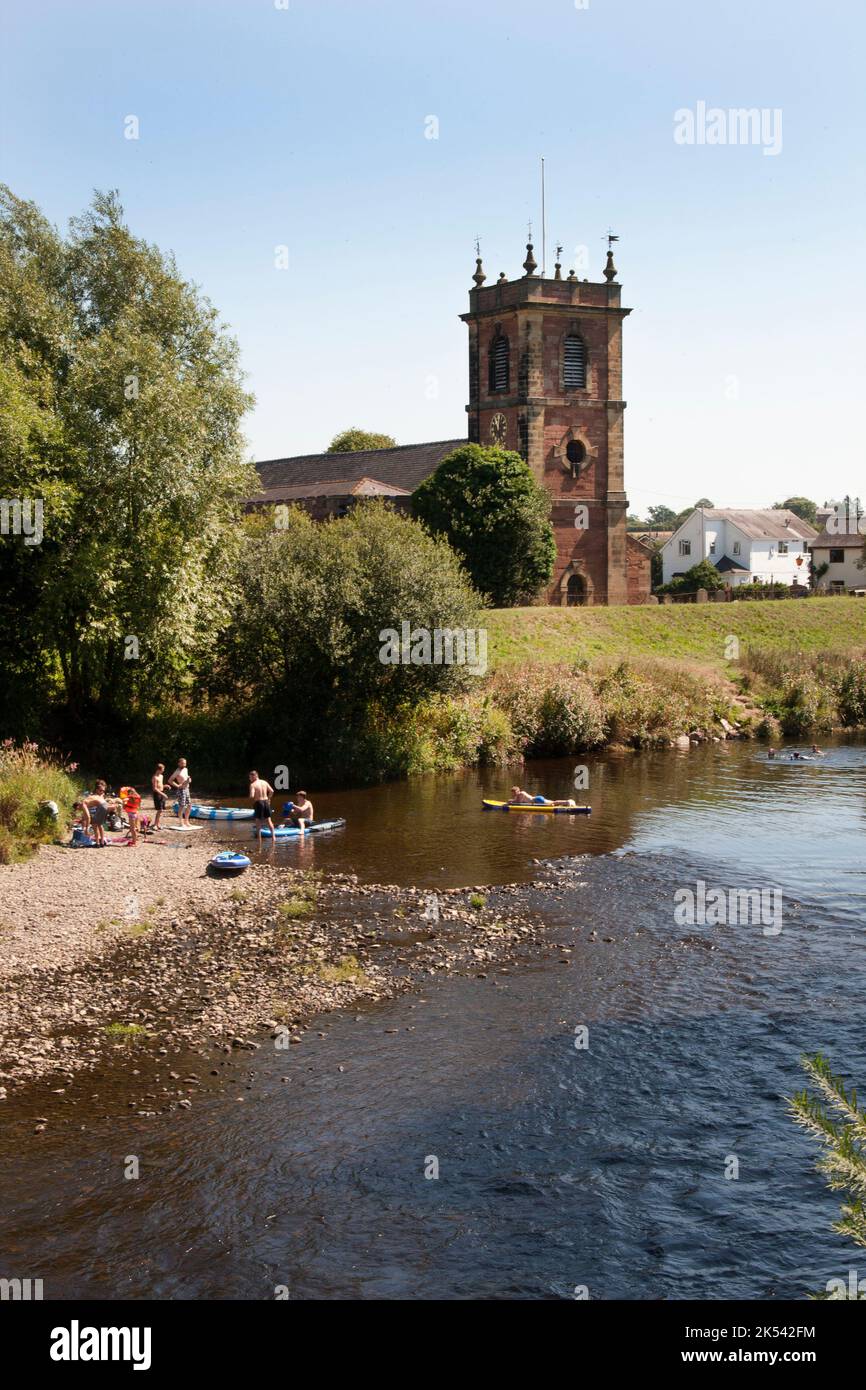 St. Dunawd's church, Bangor on Dee, Monachorum, Wales Stock Photo - Alamy
