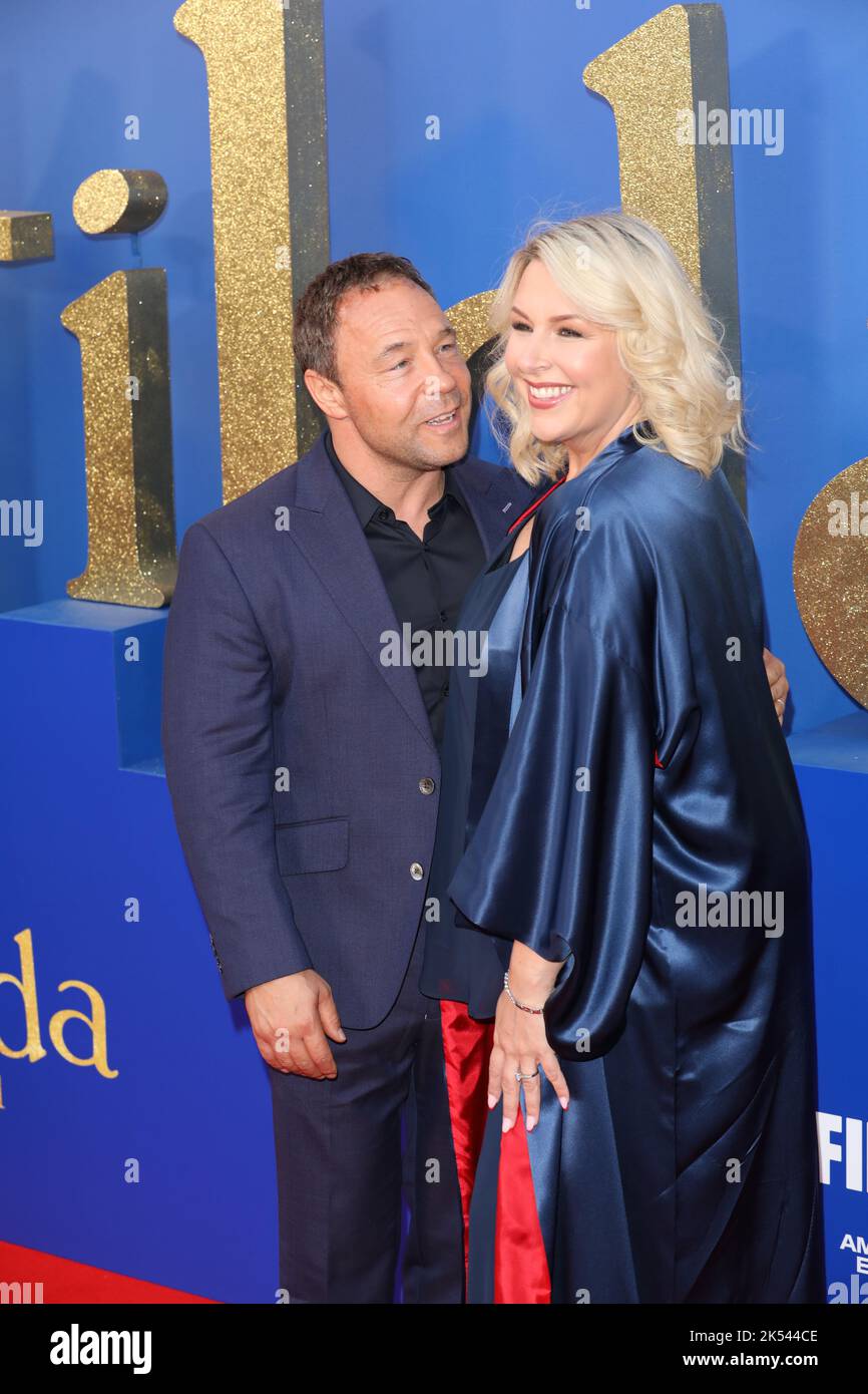 Stephen Graham, Hannah Walters attend the World Premiere of Roald Dahl ...