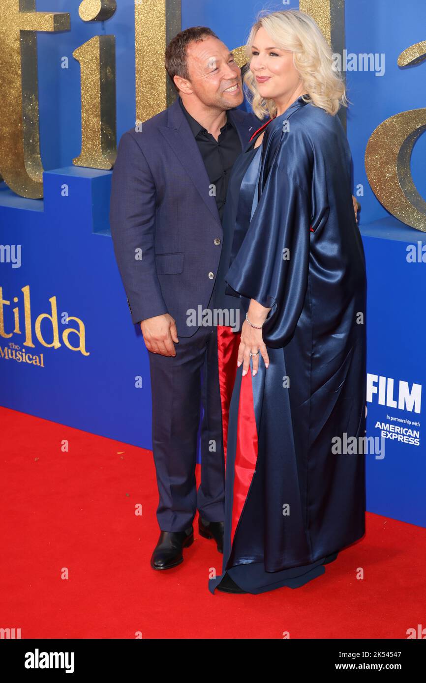 Stephen Graham, Hannah Walters attend the World Premiere of Roald Dahl ...