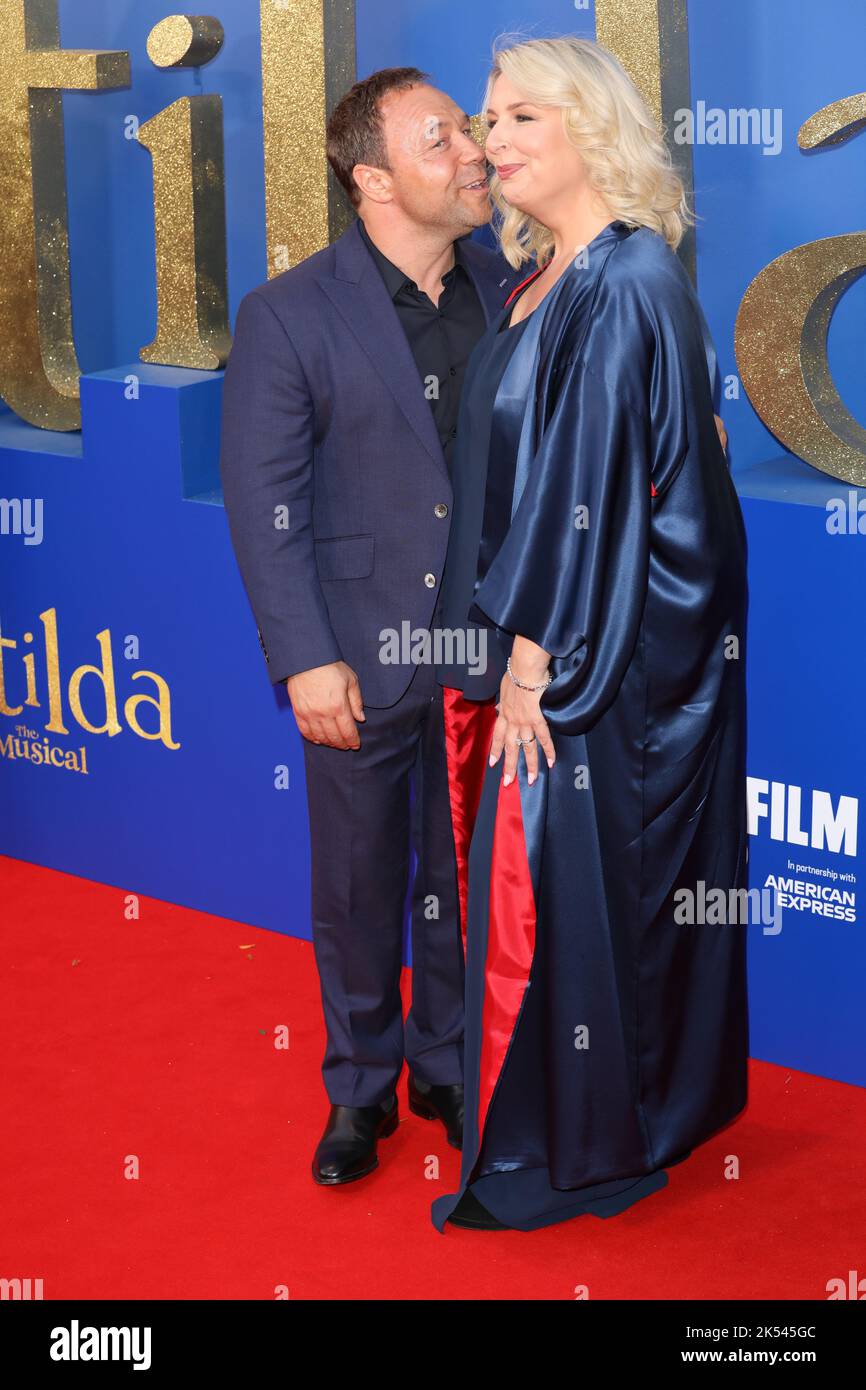 Stephen Graham, Hannah Walters attend the World Premiere of Roald Dahl ...
