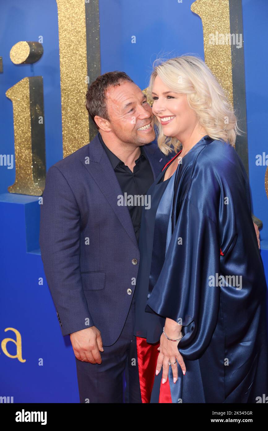 Stephen Graham, Hannah Walters attend the World Premiere of Roald Dahl ...