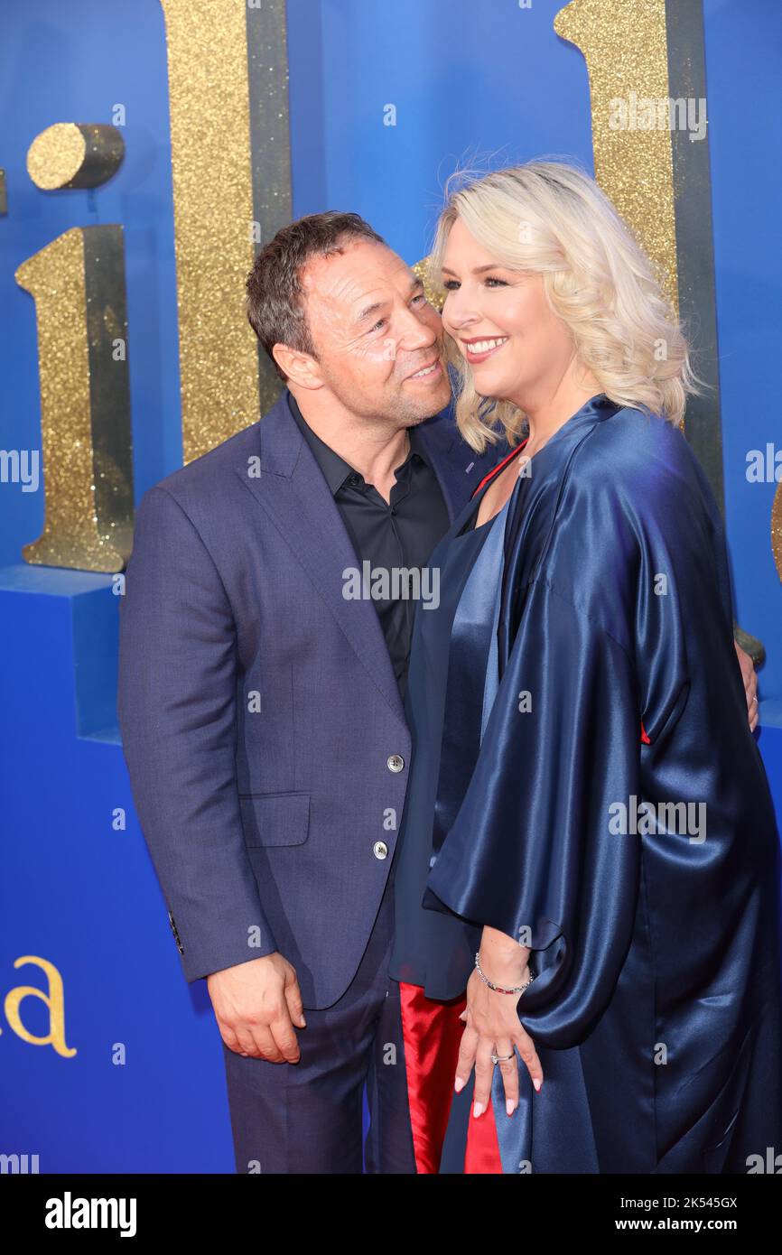 Stephen Graham, Hannah Walters attend the World Premiere of Roald Dahl ...