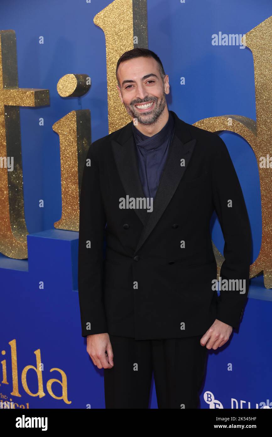 Mohammed Al Turki attends the World Premiere of Roald Dahl’s Matilda ...